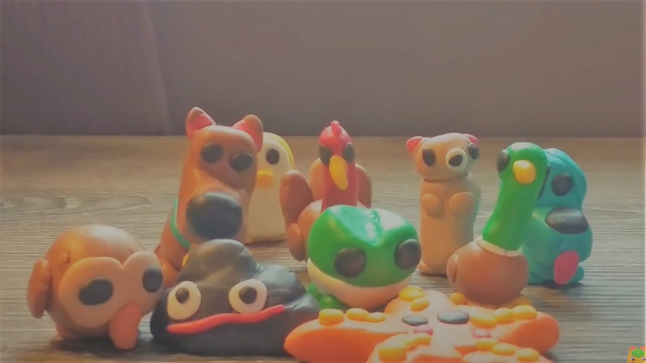 My clay adopt me pets so far - YouTube