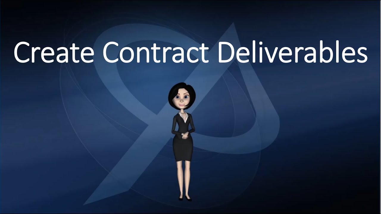 How to create contract deliverables and track commitments - YouTube