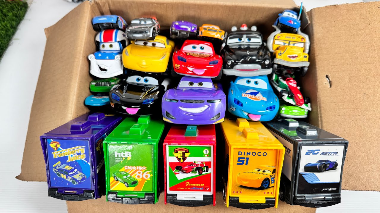 Disney Pixar Cars Unboxing Lightning McQueen Cars Movie and Mack Truck ...