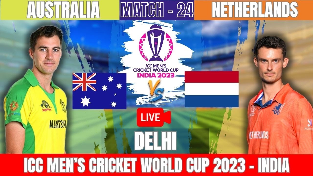 🔴 Live Cricket World Cup 2023 | Australia vs Netherlands | AUS vs NET ...