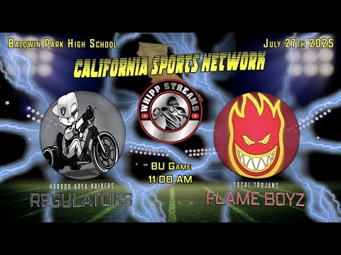 8U Harbor Area Raiders vs 8U SoCal Trojans Flame Boyz - YouTube