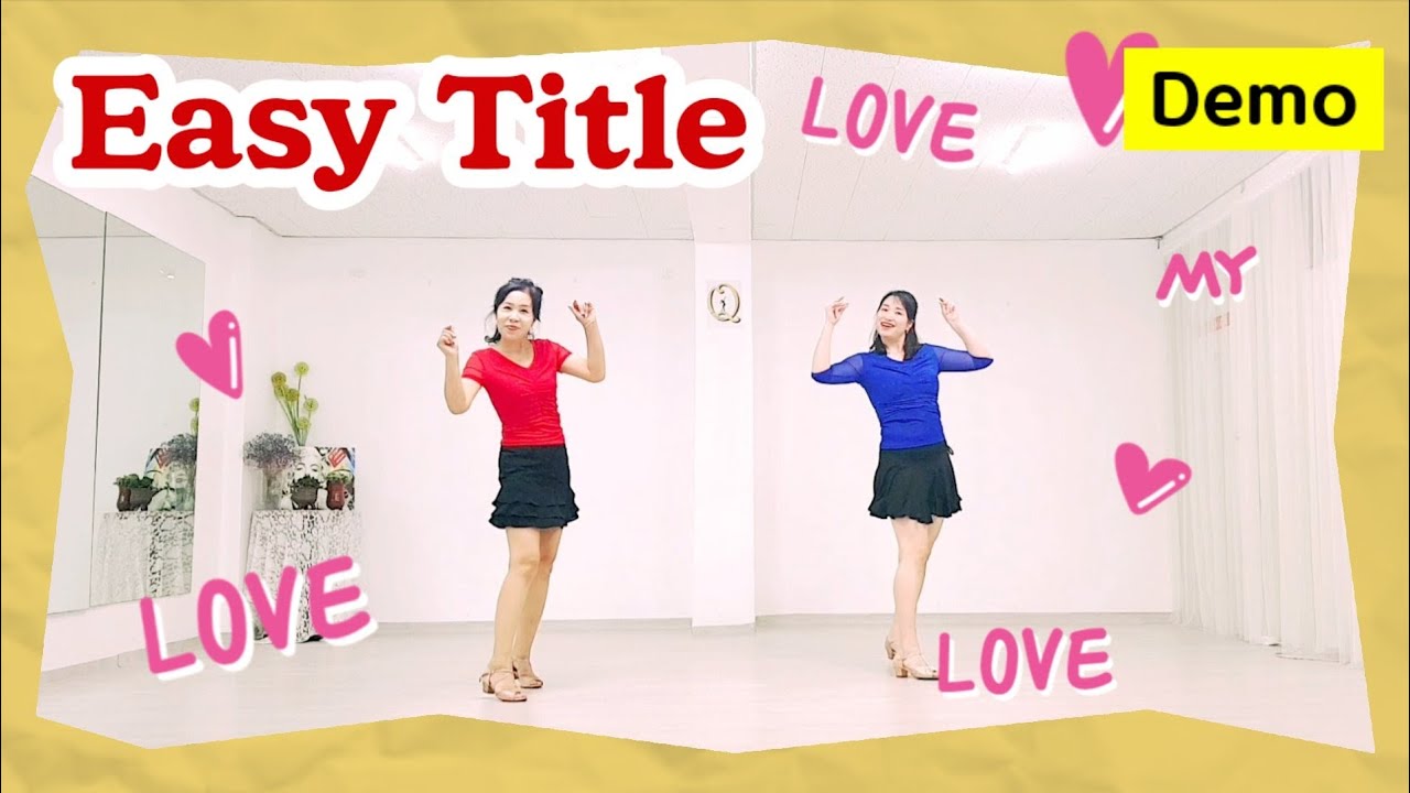 Easy Title Line Dance(Beginner) - YouTube