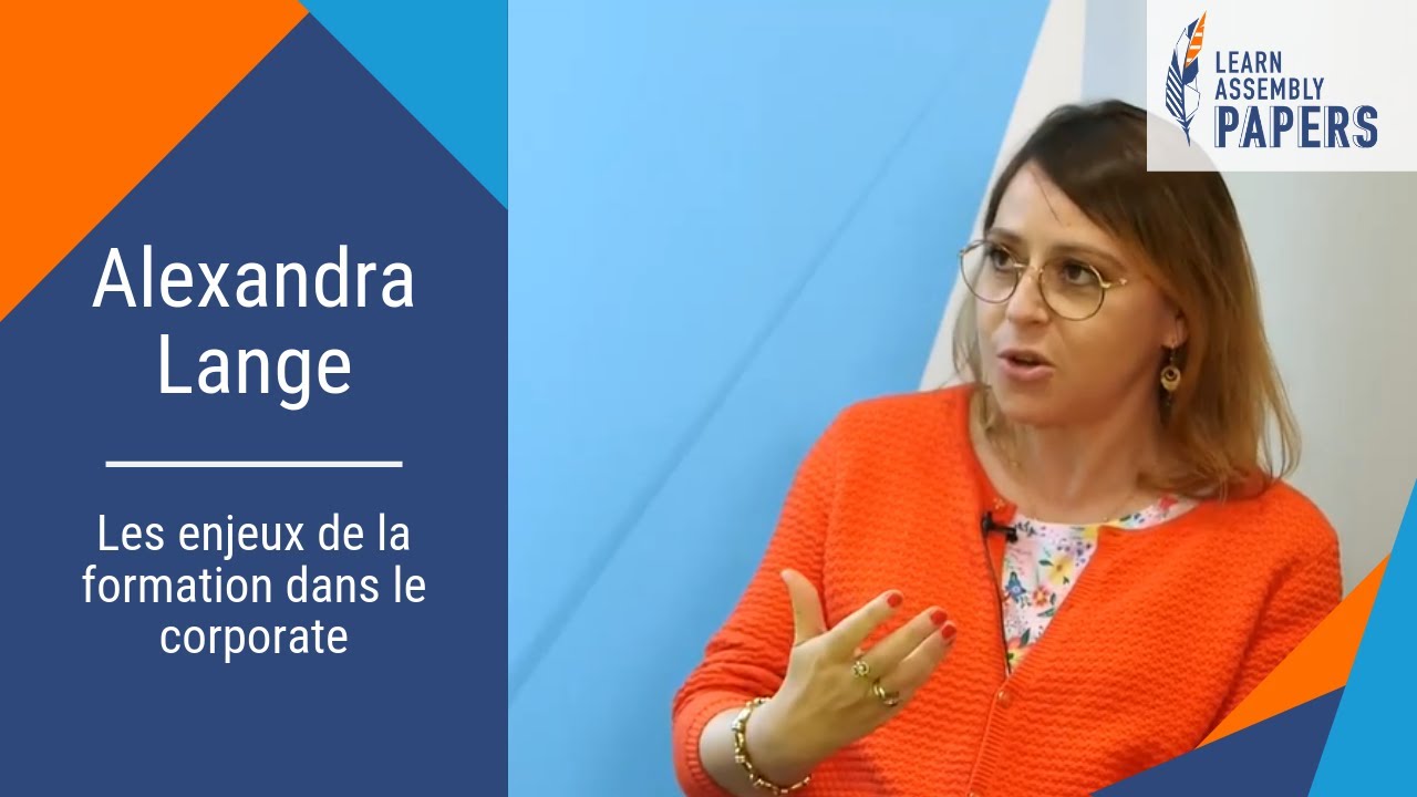 Alexandra Lange - LearnAssembly Papers - Les enjeux de la formation en ...