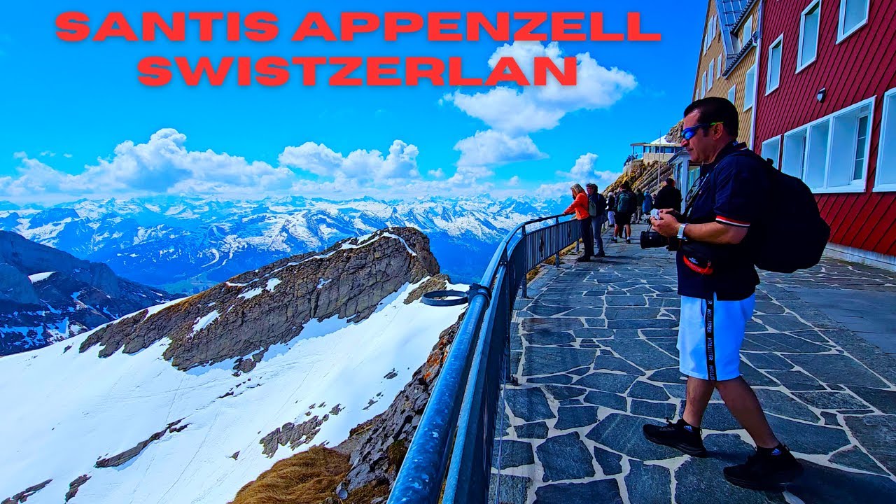 TOP OF SANTIS APPENZELL SWITZERLAND - YouTube
