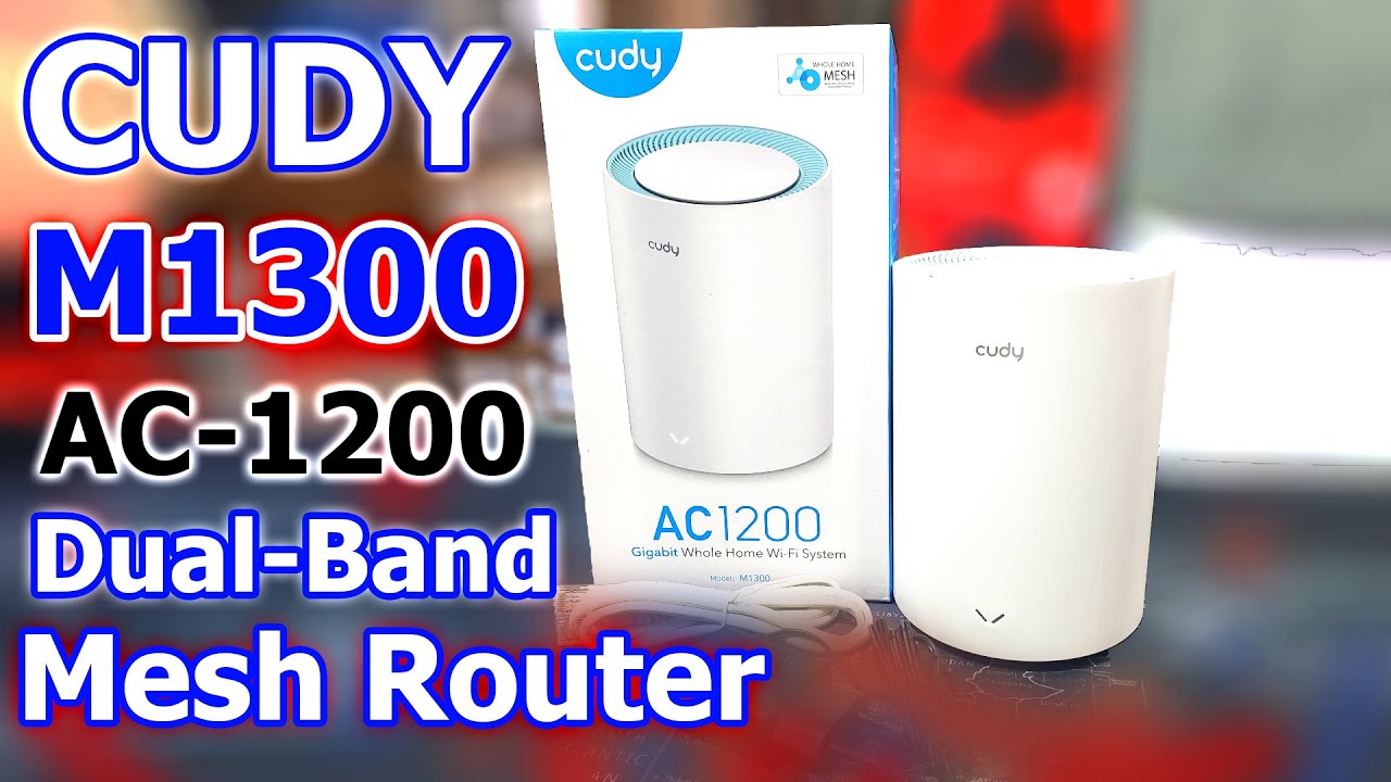 Cudy M1300 AC1200 Mbps Gigabit Dual-Band Wi-Fi Mesh Router Unboxing & Review bd || Computer ...