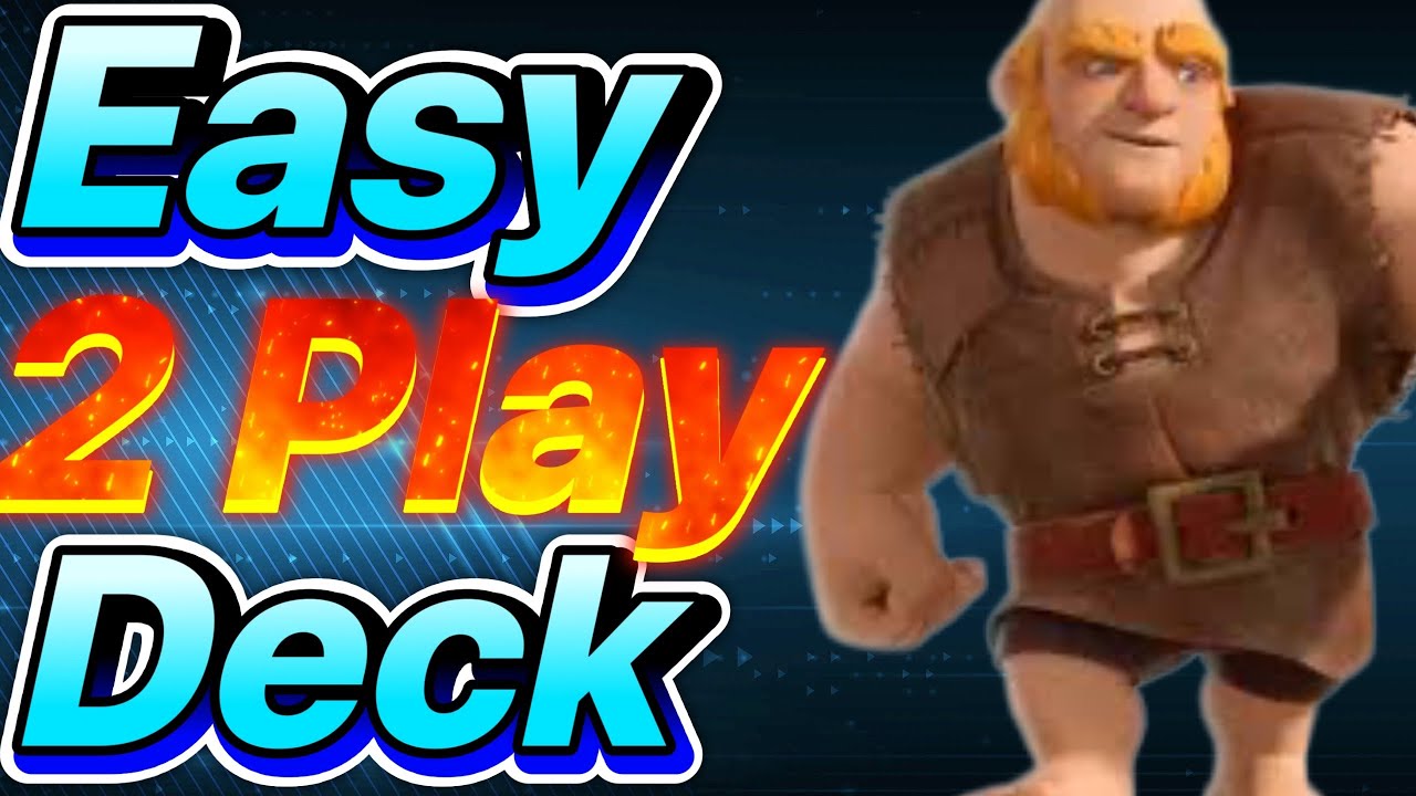 Giant Graveyard Is The *Easiest* Deck To Play - Clash Royale - YouTube