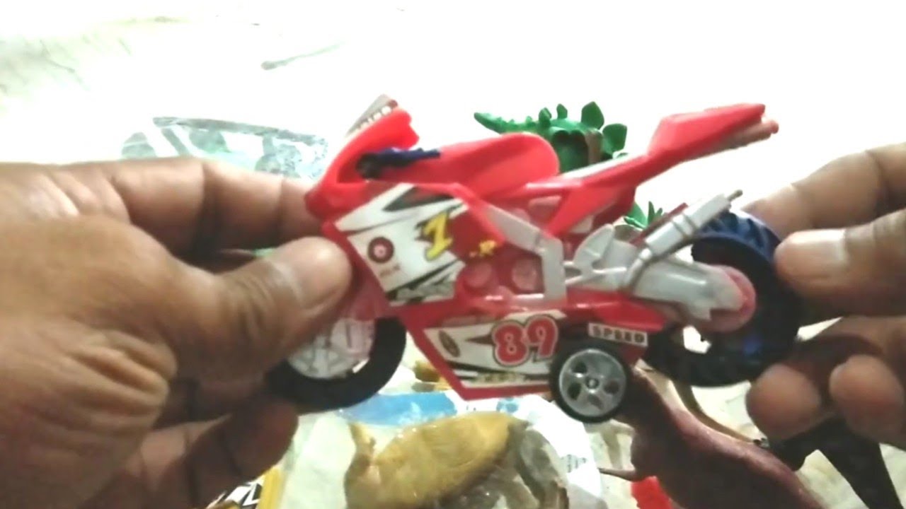 Mainan Moto Gp, Motor Balap, Motor ATV, Dinosaurus - YouTube