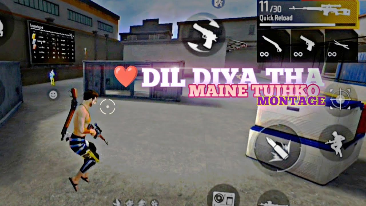 Dil Diya tha free fire montage || Dil Diya tha dong free fire montage ...