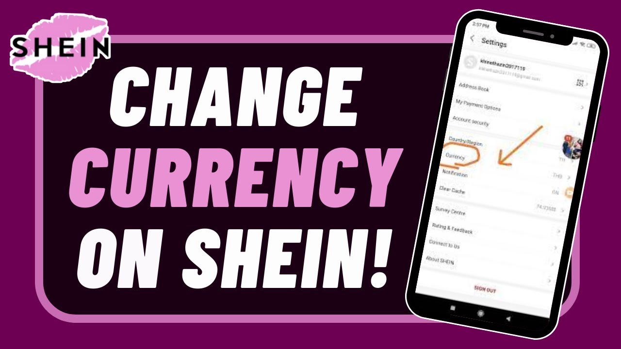 How to Change Currency on Shein ! - YouTube