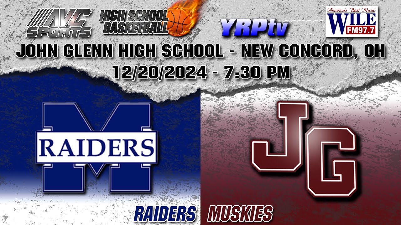 Morgan Raiders vs John Glenn Muskies HS Boys Basketball 12.20.2024 ...