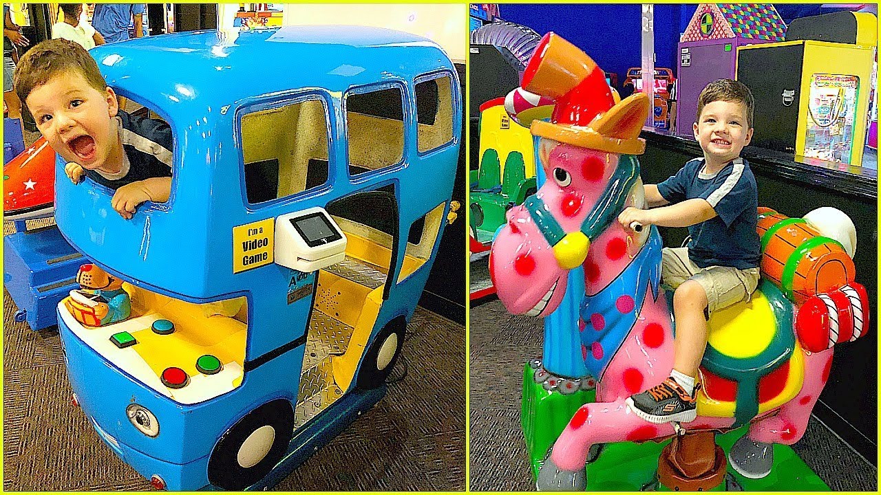 Family Fun Day at Indoor Rides & Fun Indoor Playground - YouTube