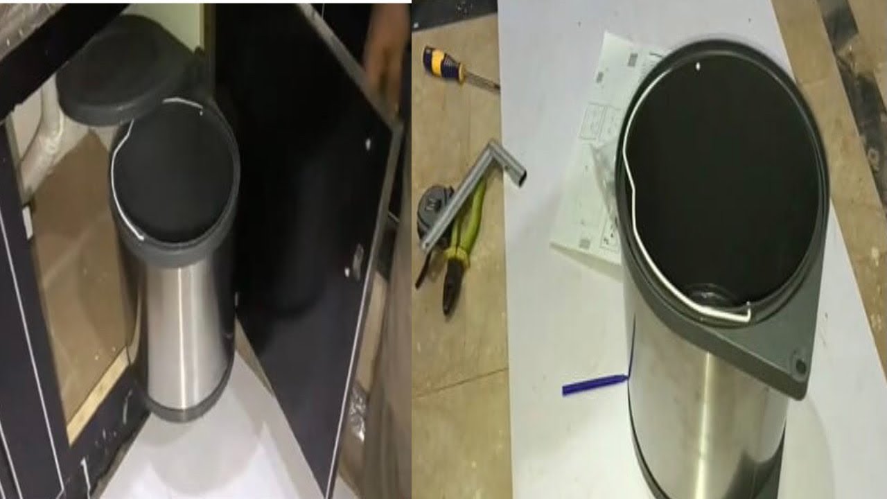 How to Installation kitchen dustbin | Everyday habits for a clean ...