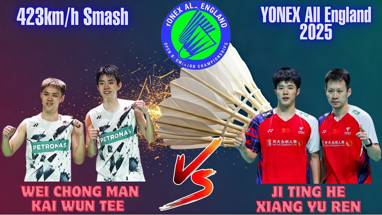 Men's Doubles : Wei Chong Man & Kai Wun Tee vs Ji Ting He & Xiang Yu ...
