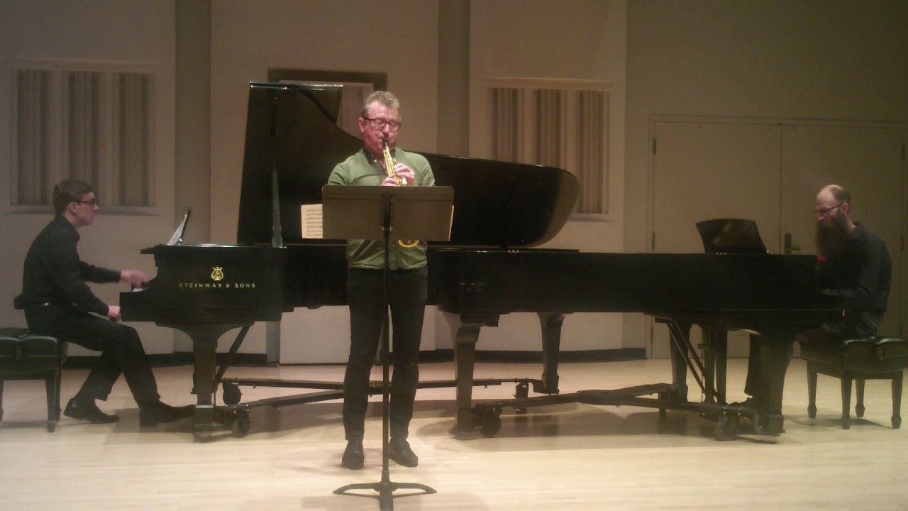 Graham Fitkin - Hard Fairy with Gerard McChrystal soprano sax. - YouTube