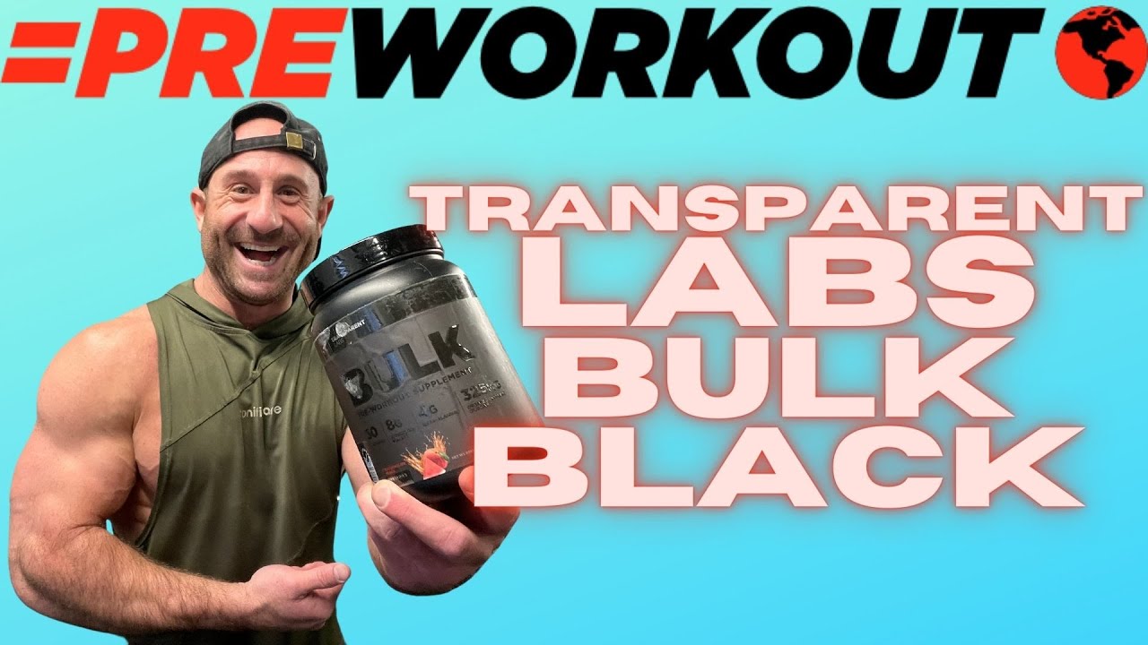 WHAT AN AMAZING DAILY! 🤩 Transparent Labs BULK Black Pre-Workout Review ...