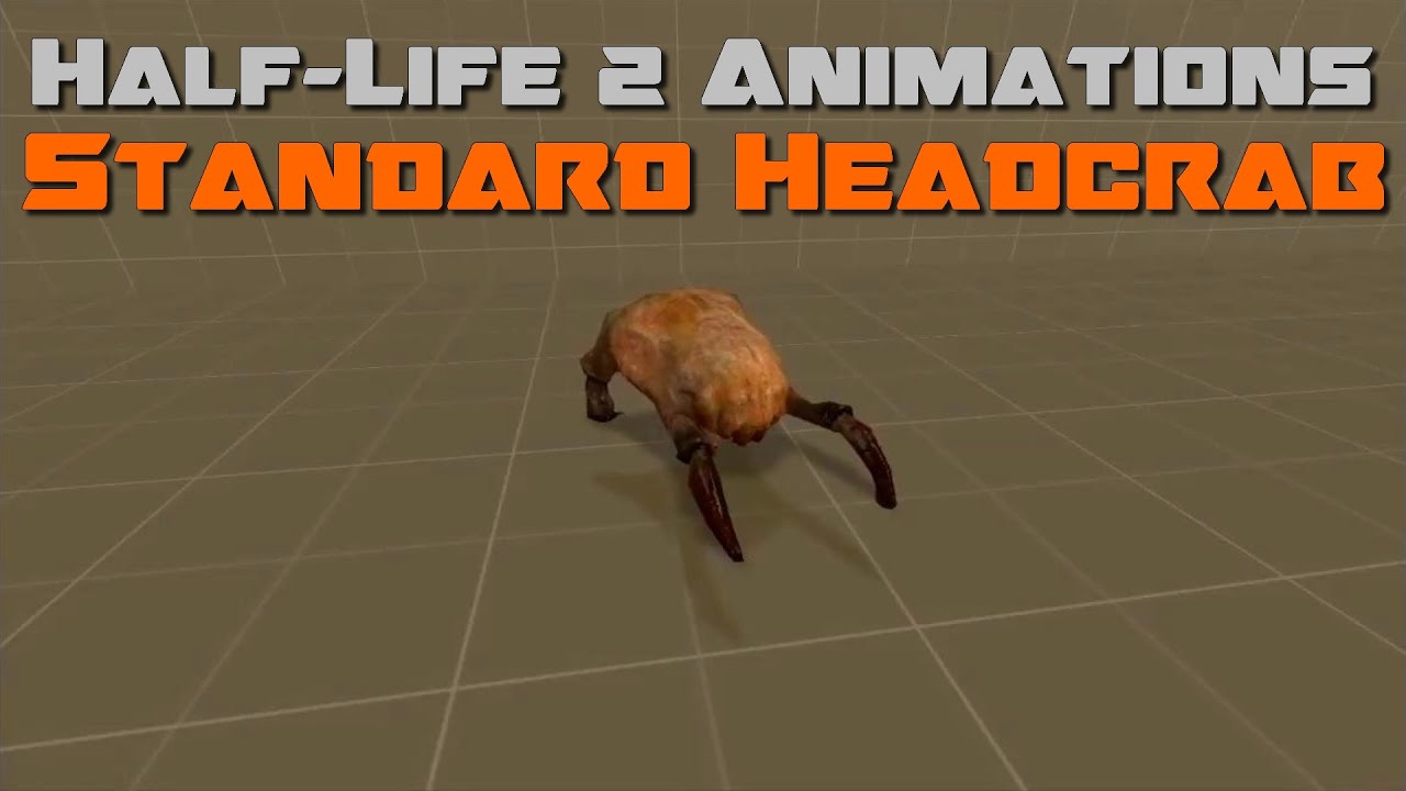 Gmod Animations From Half Life 2 Standard Headcrab Youtube