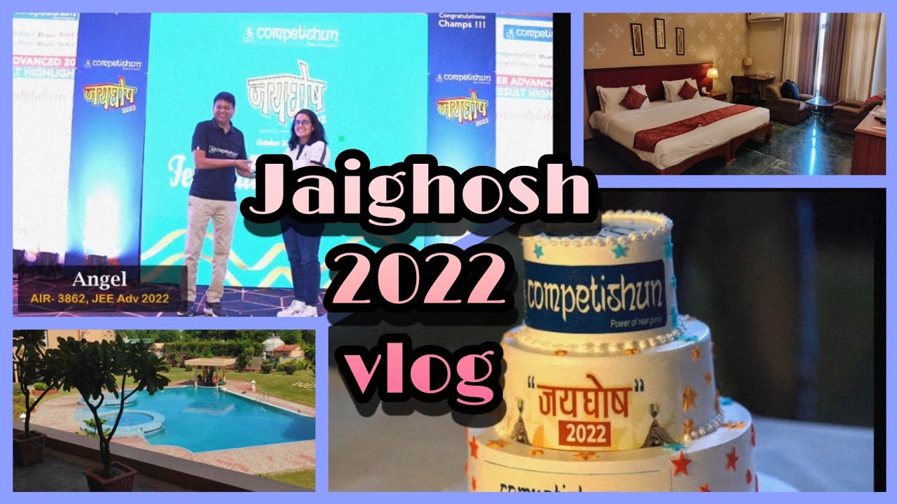 Jaighosh 2022 short vlog|| competishun iitjee result celebration - YouTube