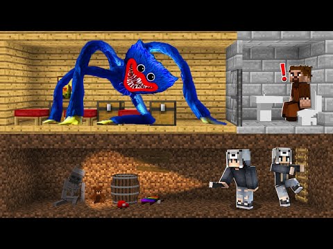 HUGGY WUGGY EVİNDEN KAÇIŞ - Minecraft