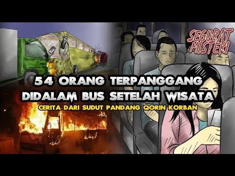 Semua penumpang Meninggal Terjebak didalam Bus yang terbakar. Tragedi ...