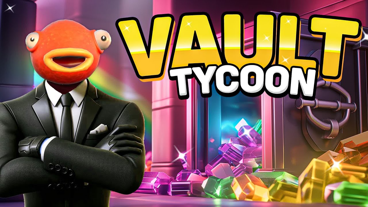 GUIDE VAULT TYCOON MAP FORTNITE CREATIVE - BUILD VAULT MANSION, UNLOCK ...
