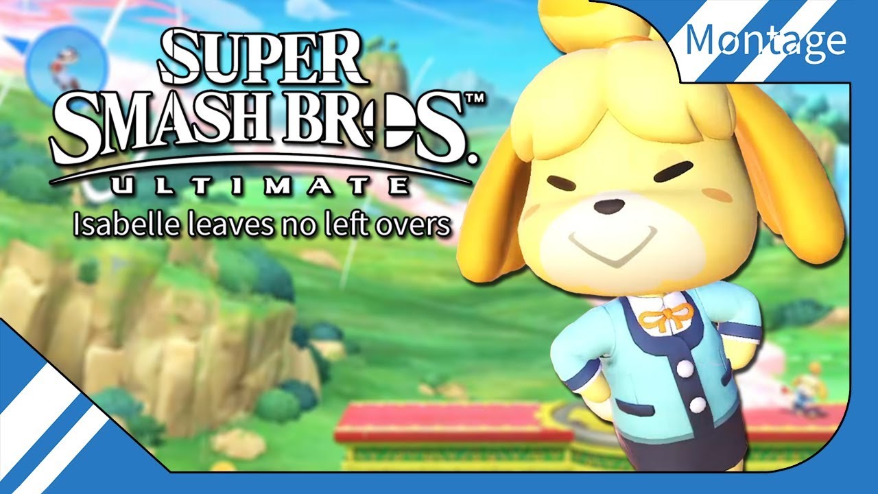Super Smash Bros Ultimate | Isabelle leaves no left overs - YouTube