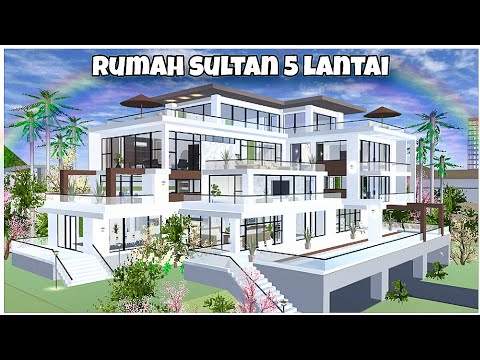 [BAGI BAGI ID] LUXURY HOUSE 5 LANTAI FASILITAS LENGKAP SAKURA SCHOOL SIMULATOR 🏠