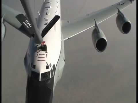 RC-135 Rivet Joint Aerial Refueling By KC-135 Stratotanker - YouTube