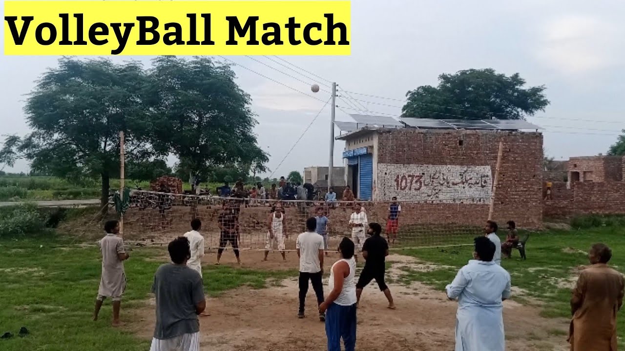 VolleyBall Match | Shooting VolleyBall Match @Mudassarhanif87 - YouTube