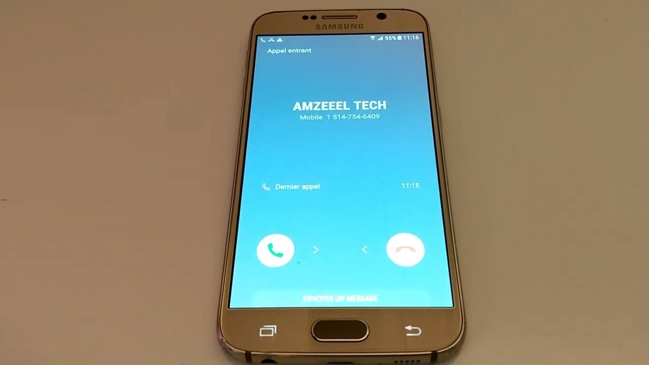 Samsung Galaxy S6 incoming call & Ringtones - YouTube