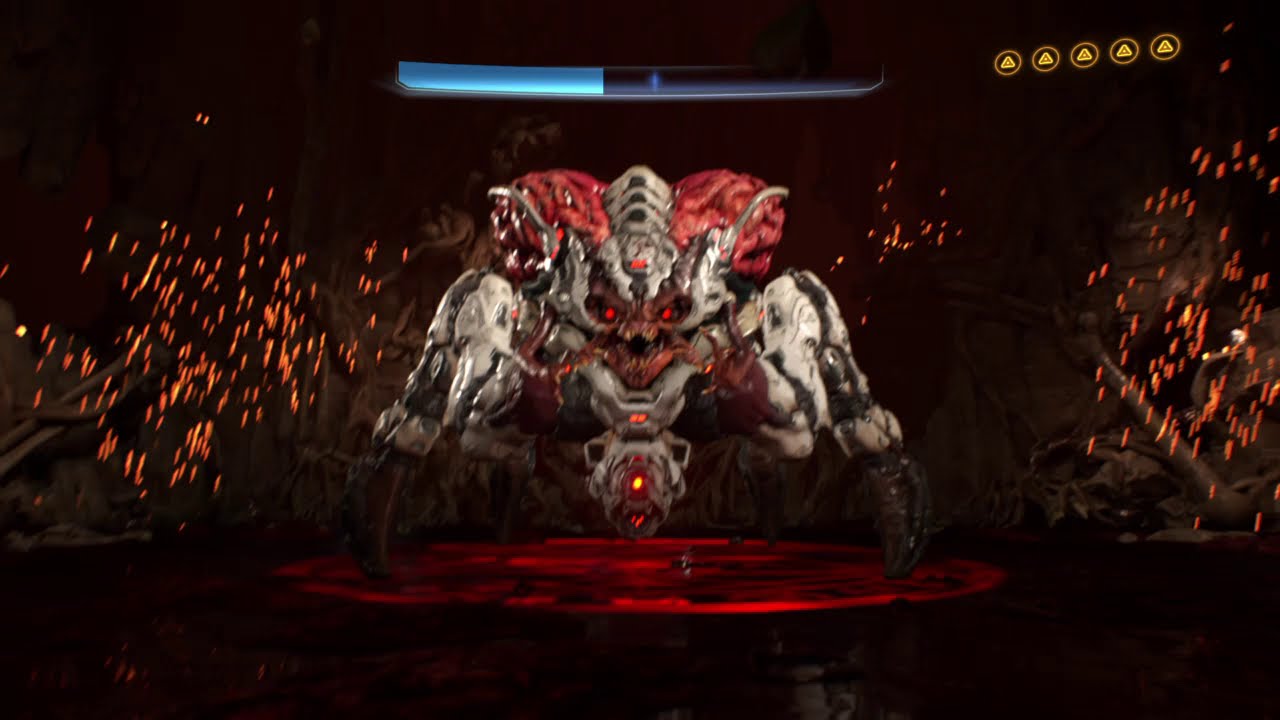 DOOM 2016 Final Boss Spider Mastermind - YouTube