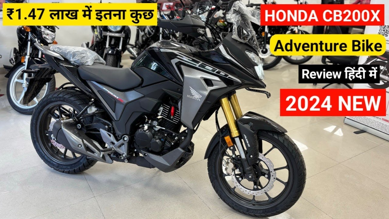 All New Honda CB200X Black Edition Detailed Review | On Road price Features Mileage Top Speed ...