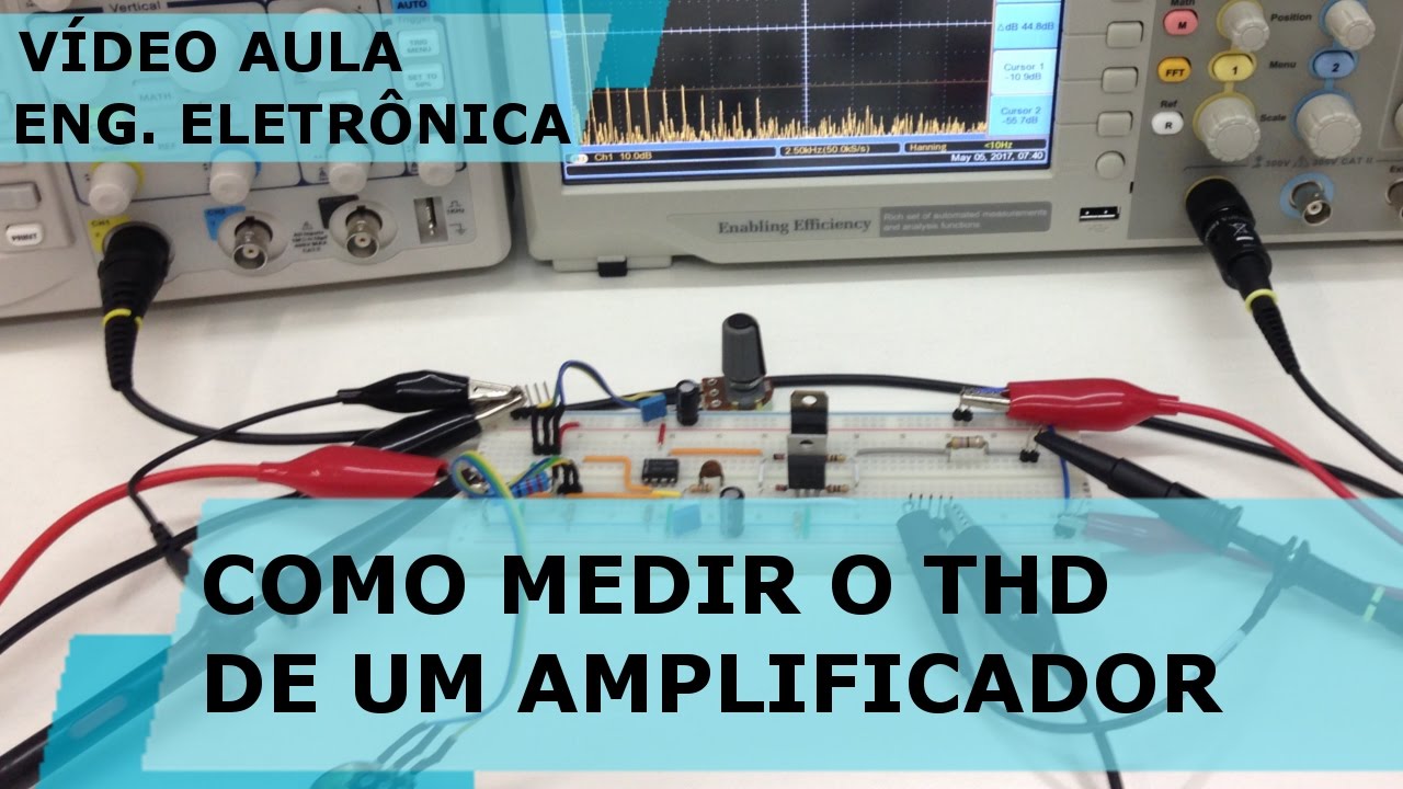 COMO MEDIR O THD DE UM AMPLIFICADOR | Vídeo Aula #168 - YouTube