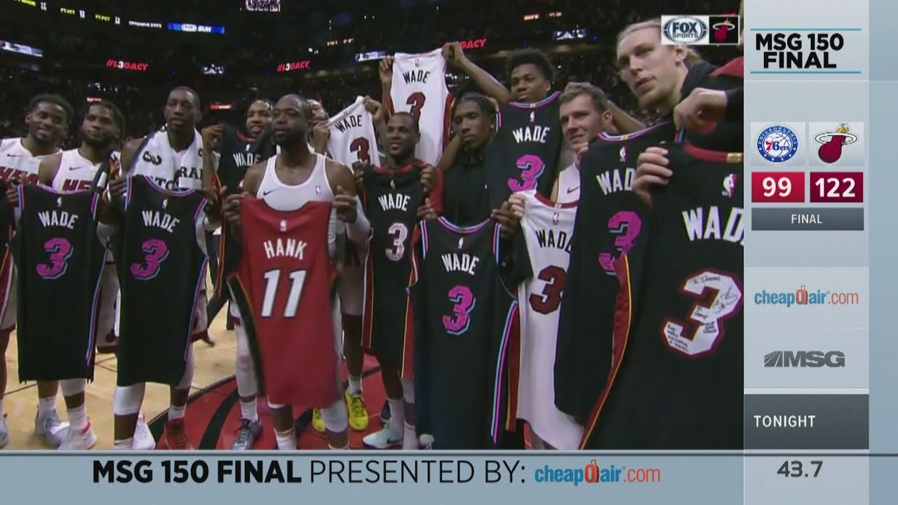 MSG 150: Dwyane Wade's Last Game In Miami | MSG Networks - YouTube