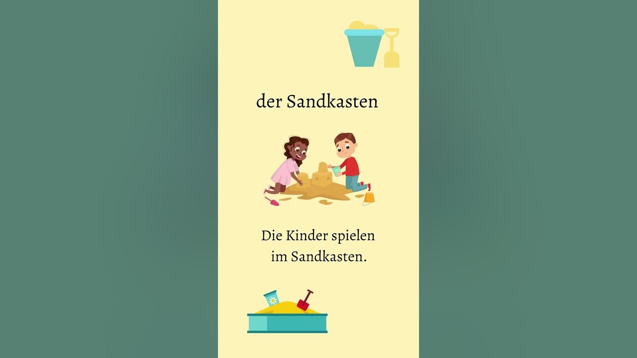 Deutsch auf dem Spielplatz - German at the Playground 👶🏻👧🏽🧒🏼 #shorts ...