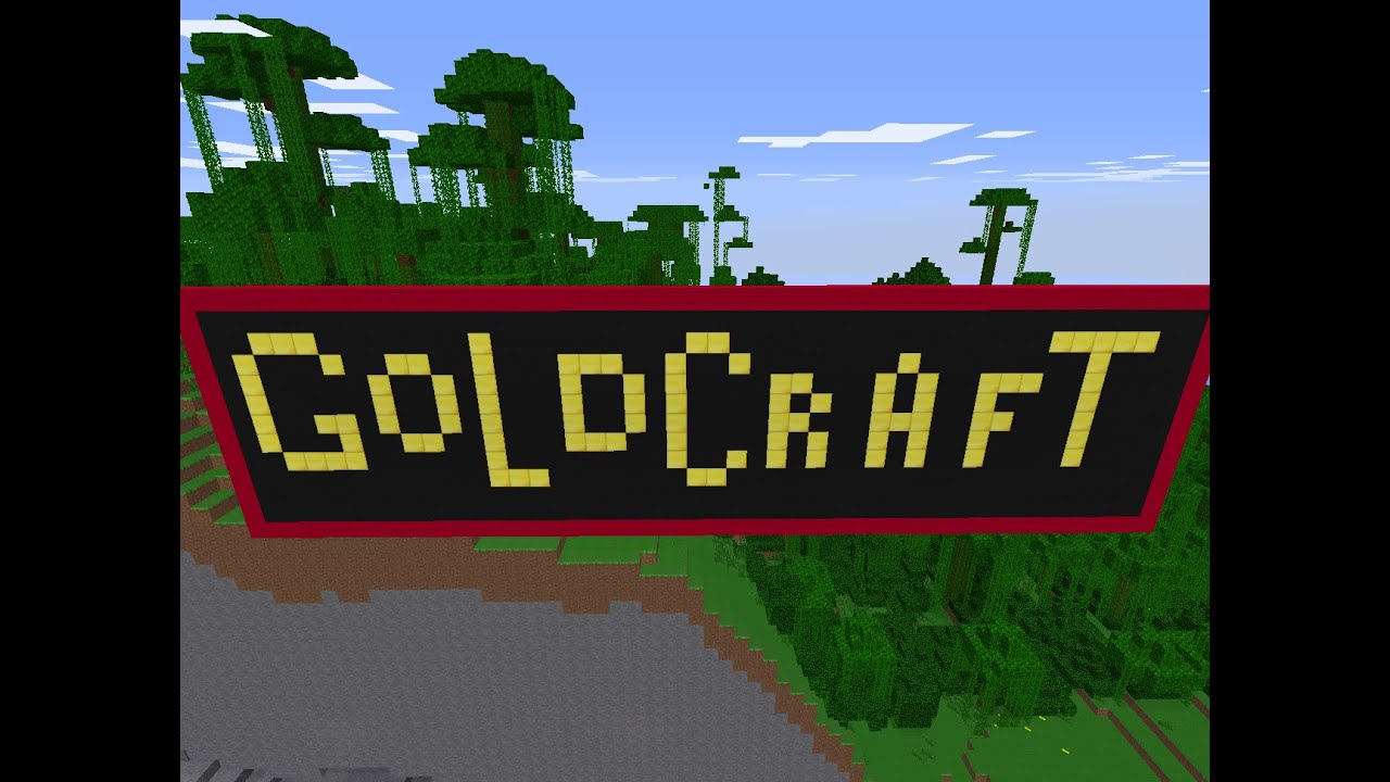 МОЙ СЕРВЕР ПОД НАЗВАНИЕМ &GOLDCRAFT& - YouTube