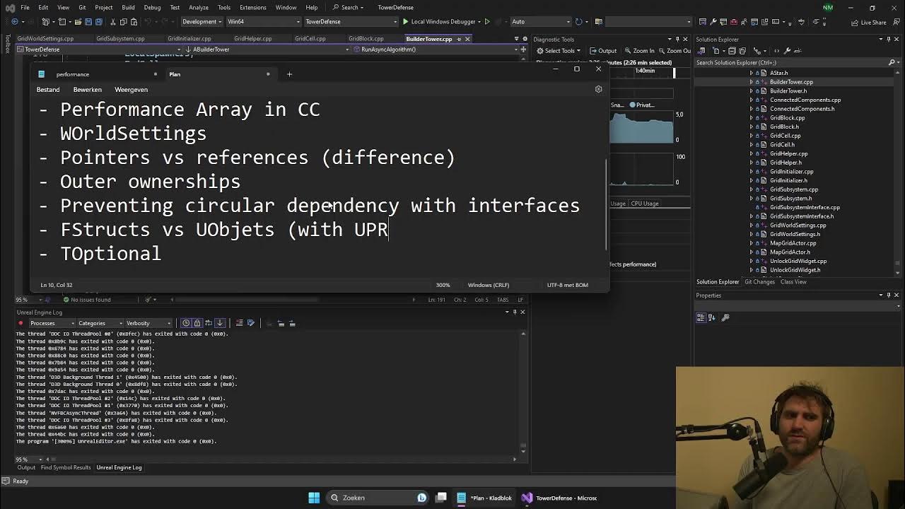 Refactoring the grid continues | Unreal Engine | Tower Defense - YouTube