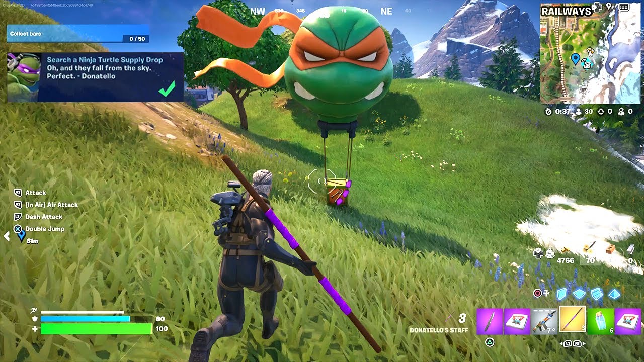 How to EASILY Search a Ninja Turtle Supply Drop Fortnite locations ...