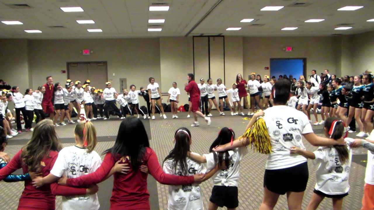 USC Spirit Leader Cheer Camp (El Paso Sun Bowl - "I Believe That We ...