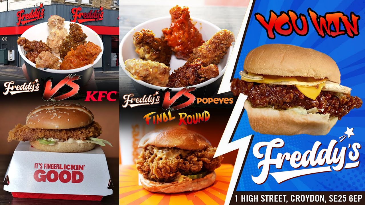 Freddy's triumph as London Croydon's best chicken brand - YouTube