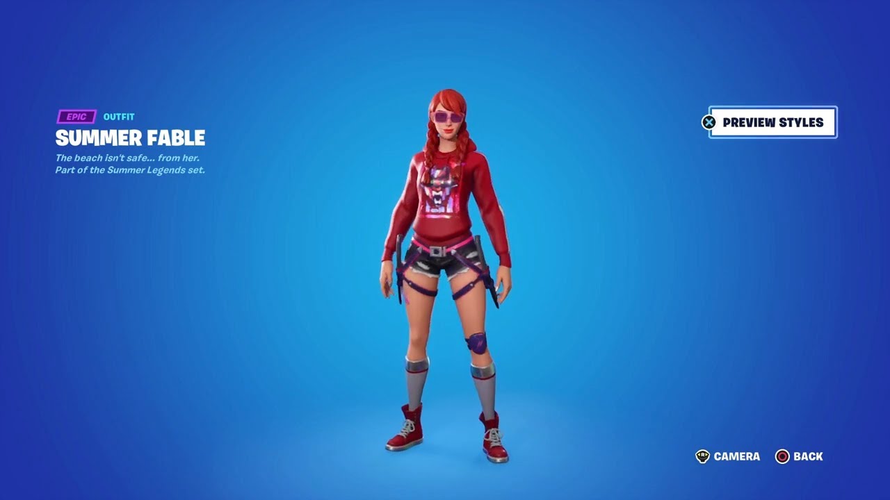Fortnite Summer Fable Skin Preview !!! 😱 - YouTube