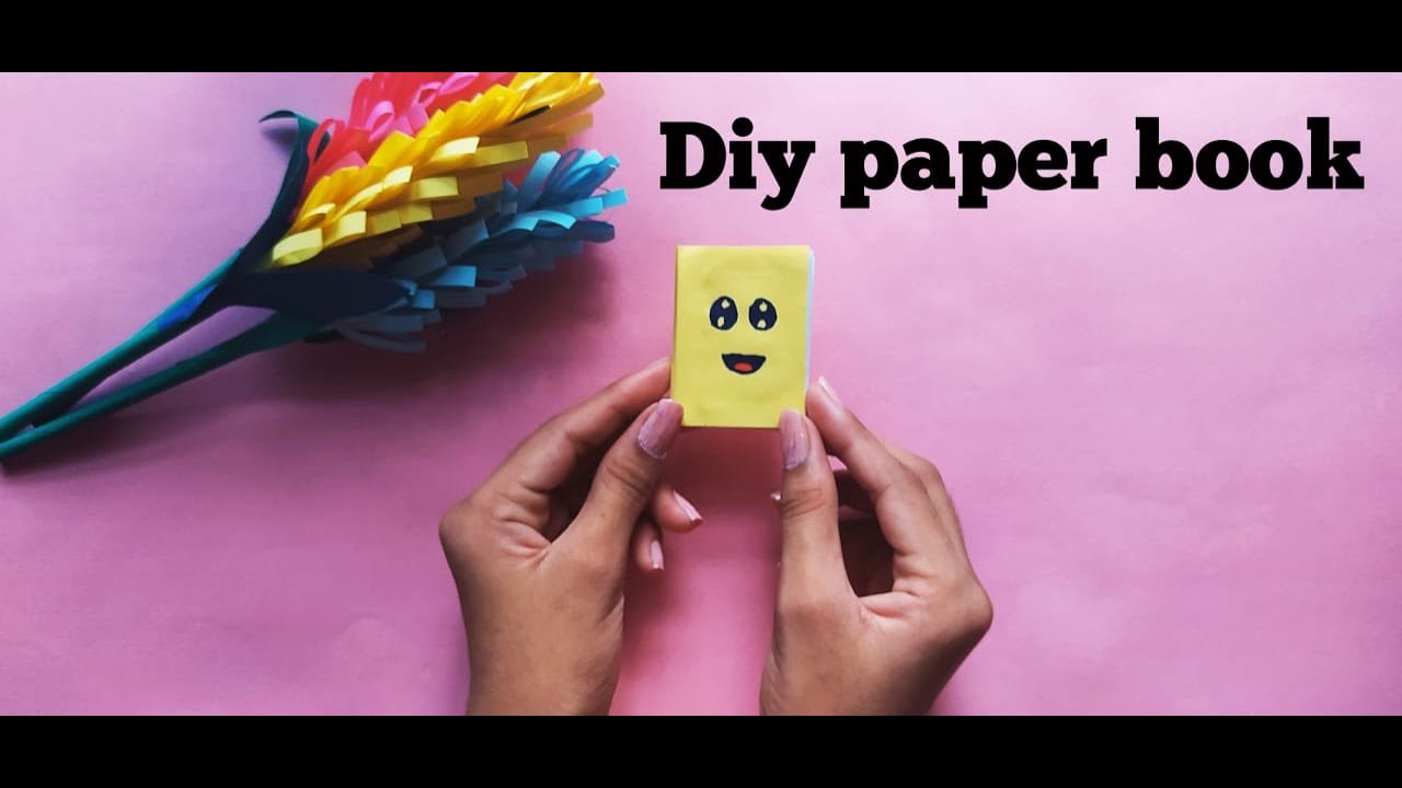 How to make a paper book / Diy paper book / Diy / paper book / Cindel ...