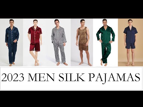 Men Silk Pajamas