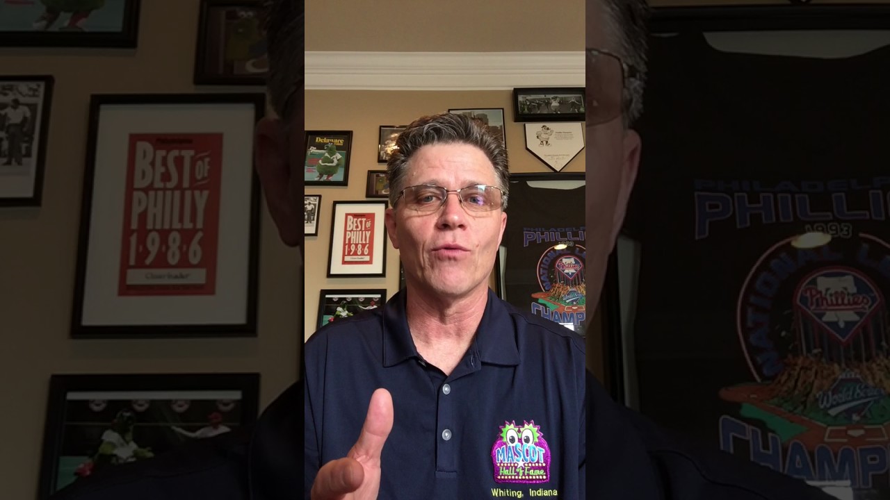 Dave Raymond "Original Phillie Phanatic" (1978-1993) On NEWTON "Houston ...