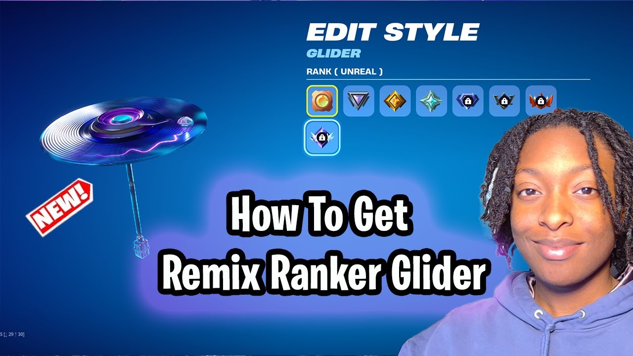 How To Get Fortnite Ranked Remix Ranker Glider - YouTube