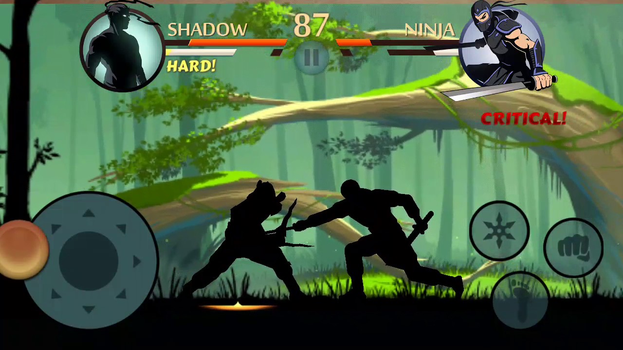 (Shadow fight 2 game)shadow vs the ninja krises - YouTube