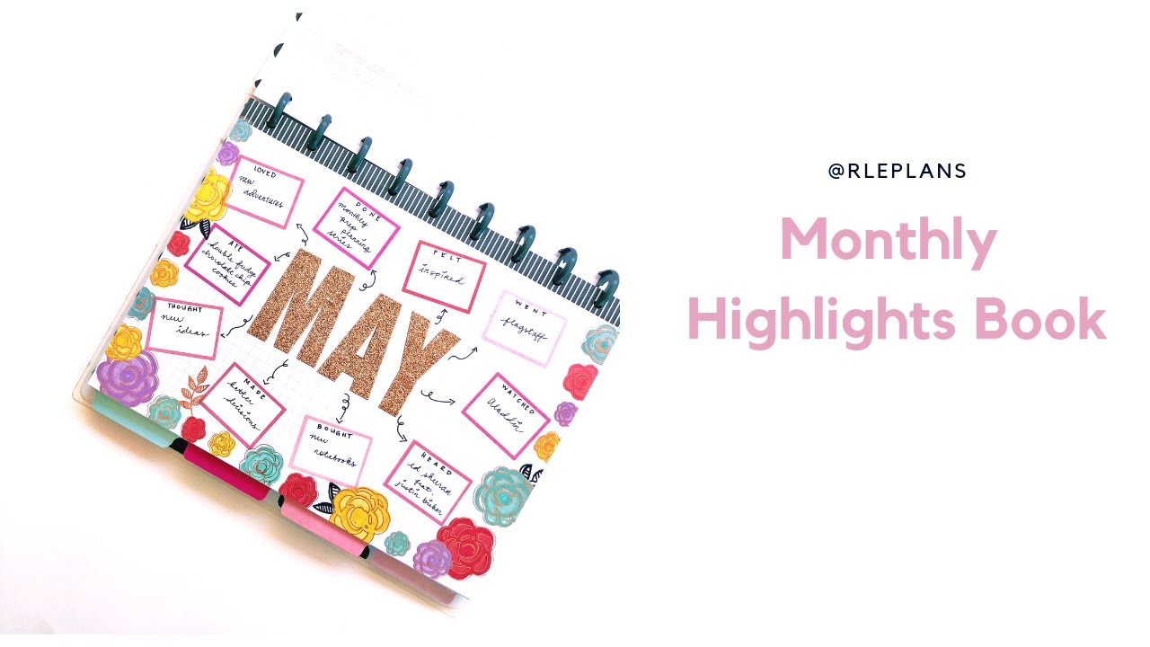 Monthly Highlights Book - YouTube