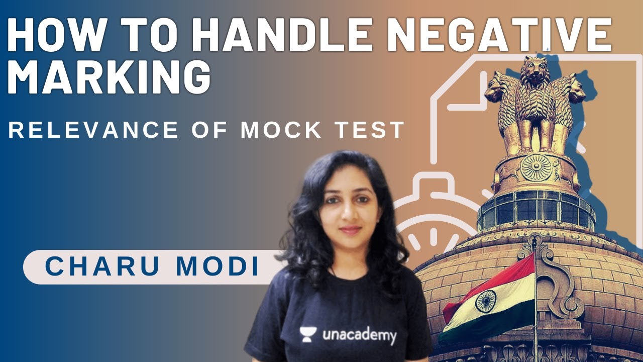 How to Handle Negative marking and relevance of Mock Test by Charu Modi ...