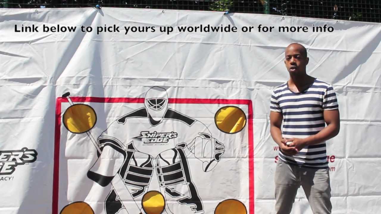 Snipers Edge Review Hockey Shooting Power & Accuracy Target Goal Tarp ...