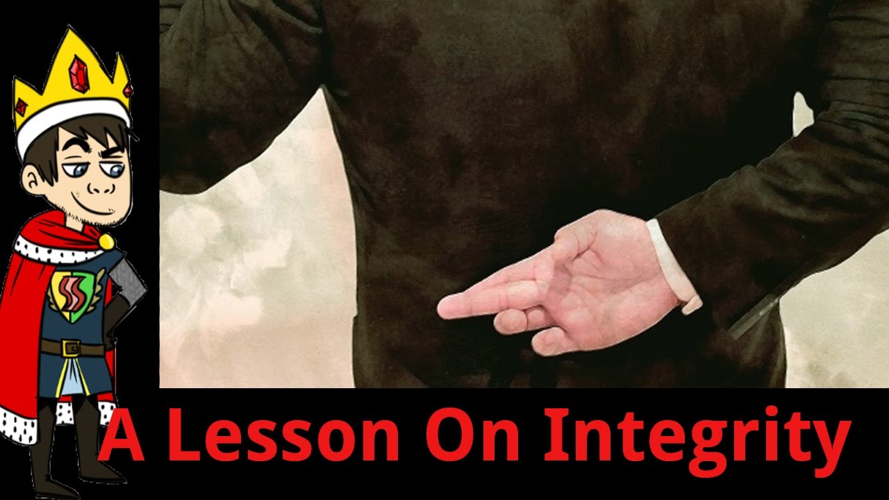 A Lesson On Integrity - YouTube